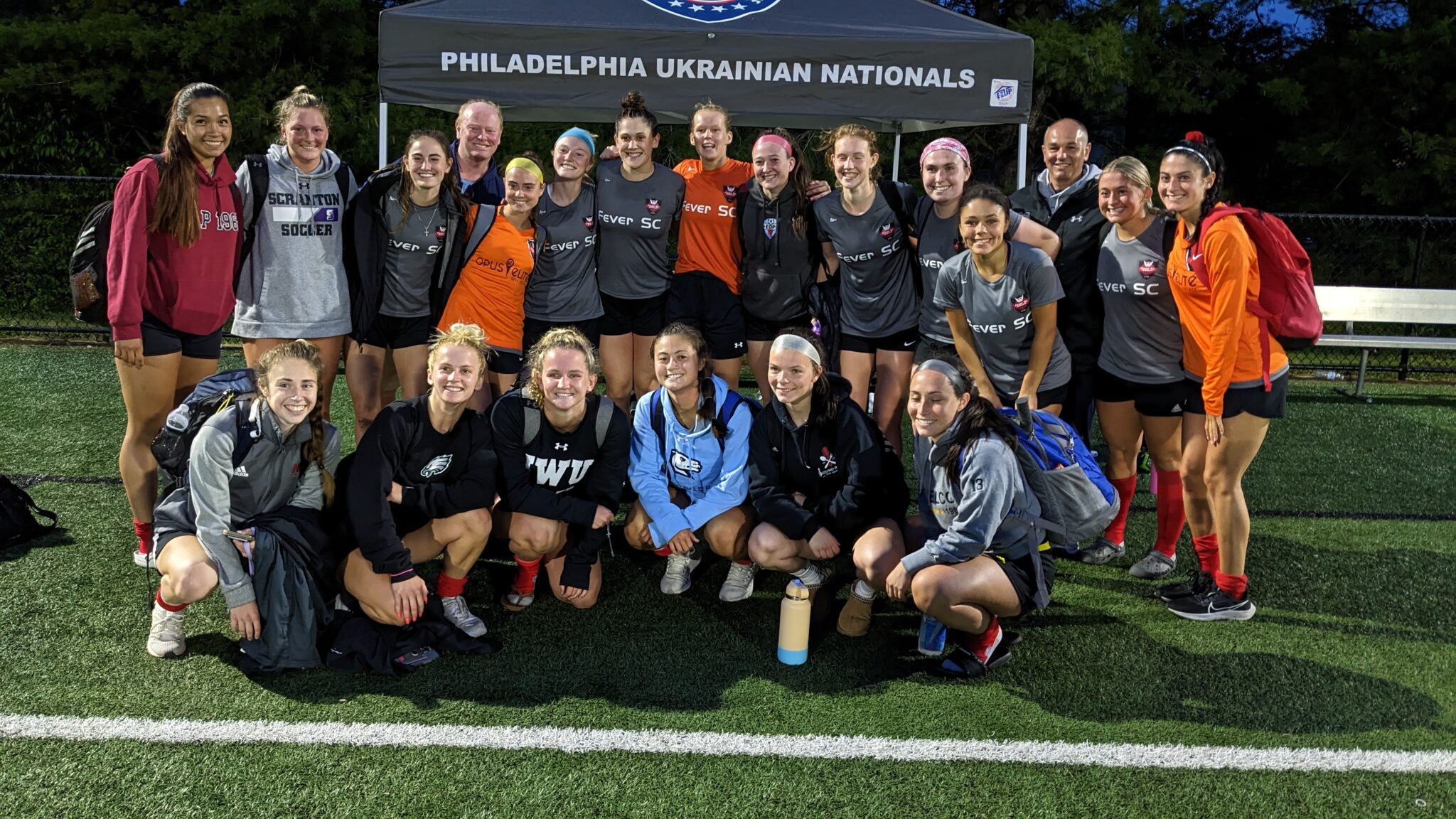 Hailey Russell Brace Leads Fever SC over Phila Ukrainian Nationals ...